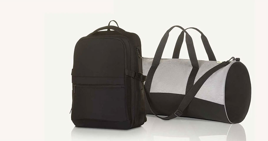 Sacs avec broderie et impression